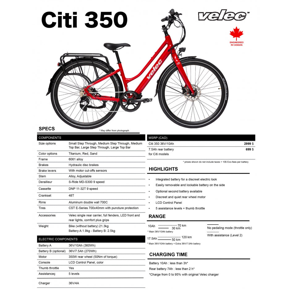 Velec Citi 350 Step Over – GreenStreetPtbo